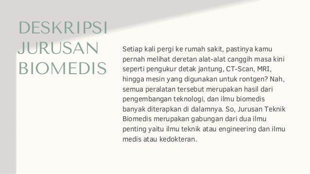 Terbaik kampus teknik biomedis | PDF