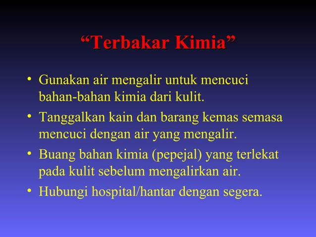 Terbakar Dan Melecur | PPT