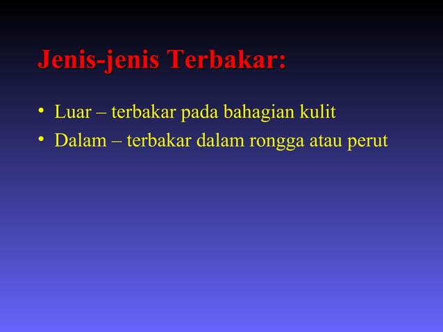 Terbakar Dan Melecur | PPT