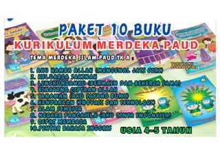 Paket 10 Buku Kurikulum Merdeka PAUD Usia 5-6 Tahun | PDF