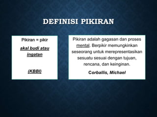 hubungan bahasa dan pikiran | PPTX