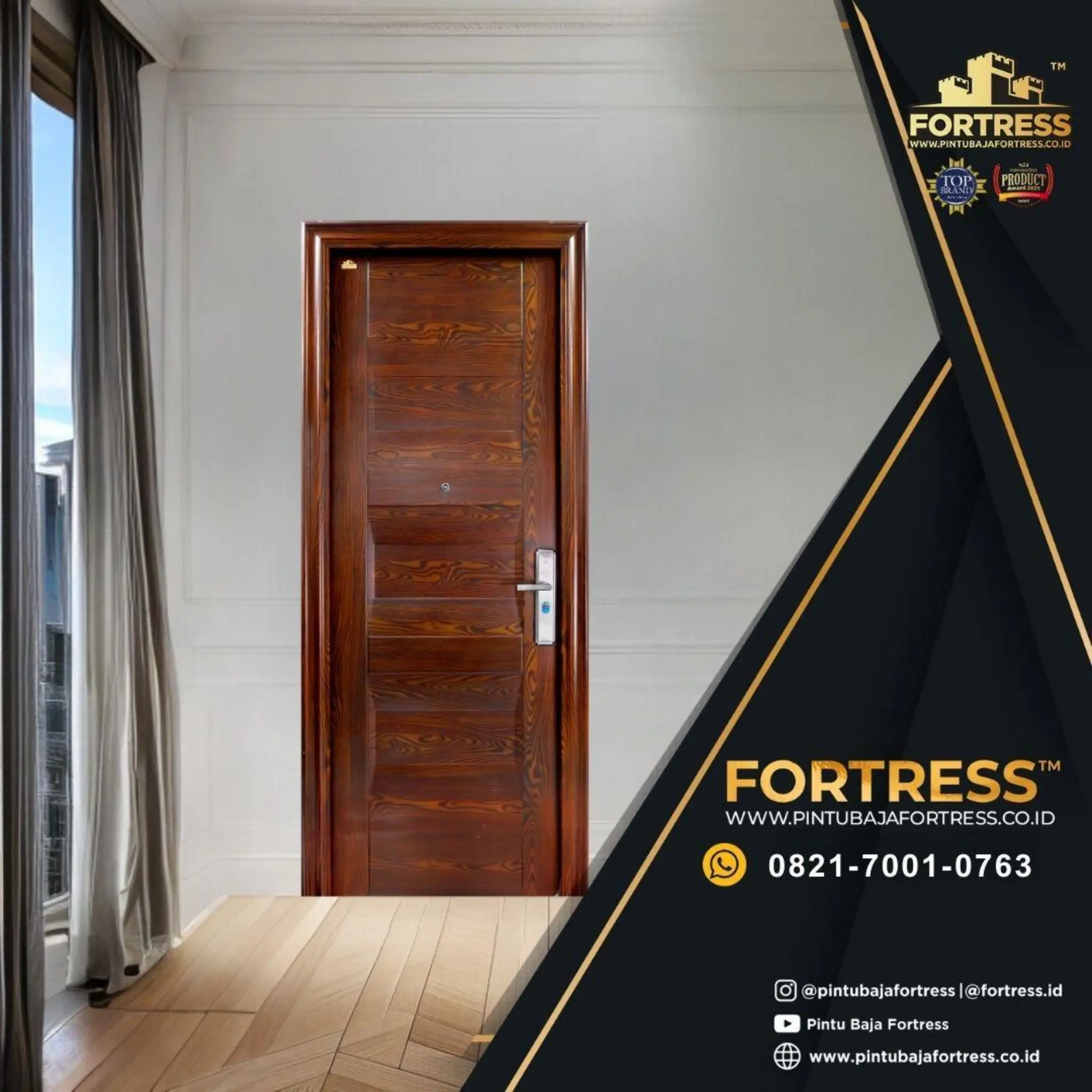TERBARU!!! WA 0821 7001 0763 (FORTRESS) Model Pintu Rumah Minimalis 2 Pintu Terbaru 2024 di ...