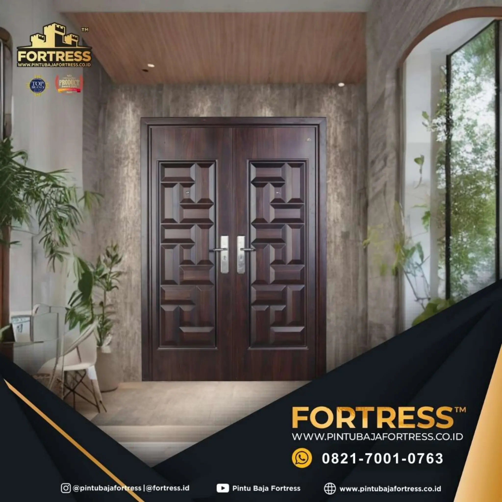 TERBARU!!! WA 0821 7001 0763 (FORTRESS) Pintu Besi Anti Maling di ...