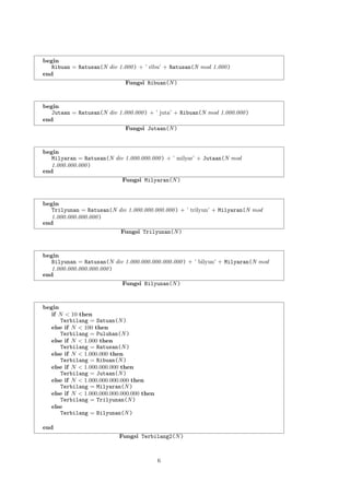 Terbilang | PDF