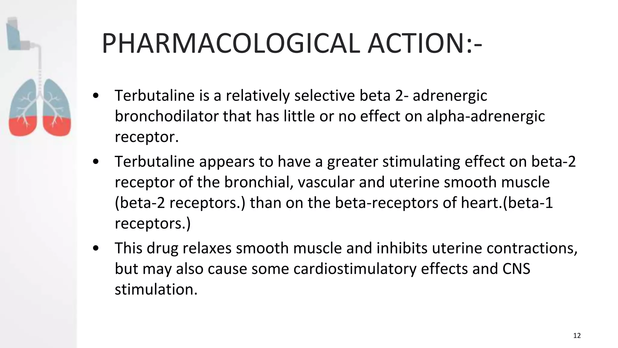 TERBUTALINE MEDICINAL CHEMISTRY.pptx