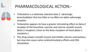 TERBUTALINE MEDICINAL CHEMISTRY.pptx