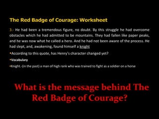 The Red Badge of Courage by Stephen Crane | PPT