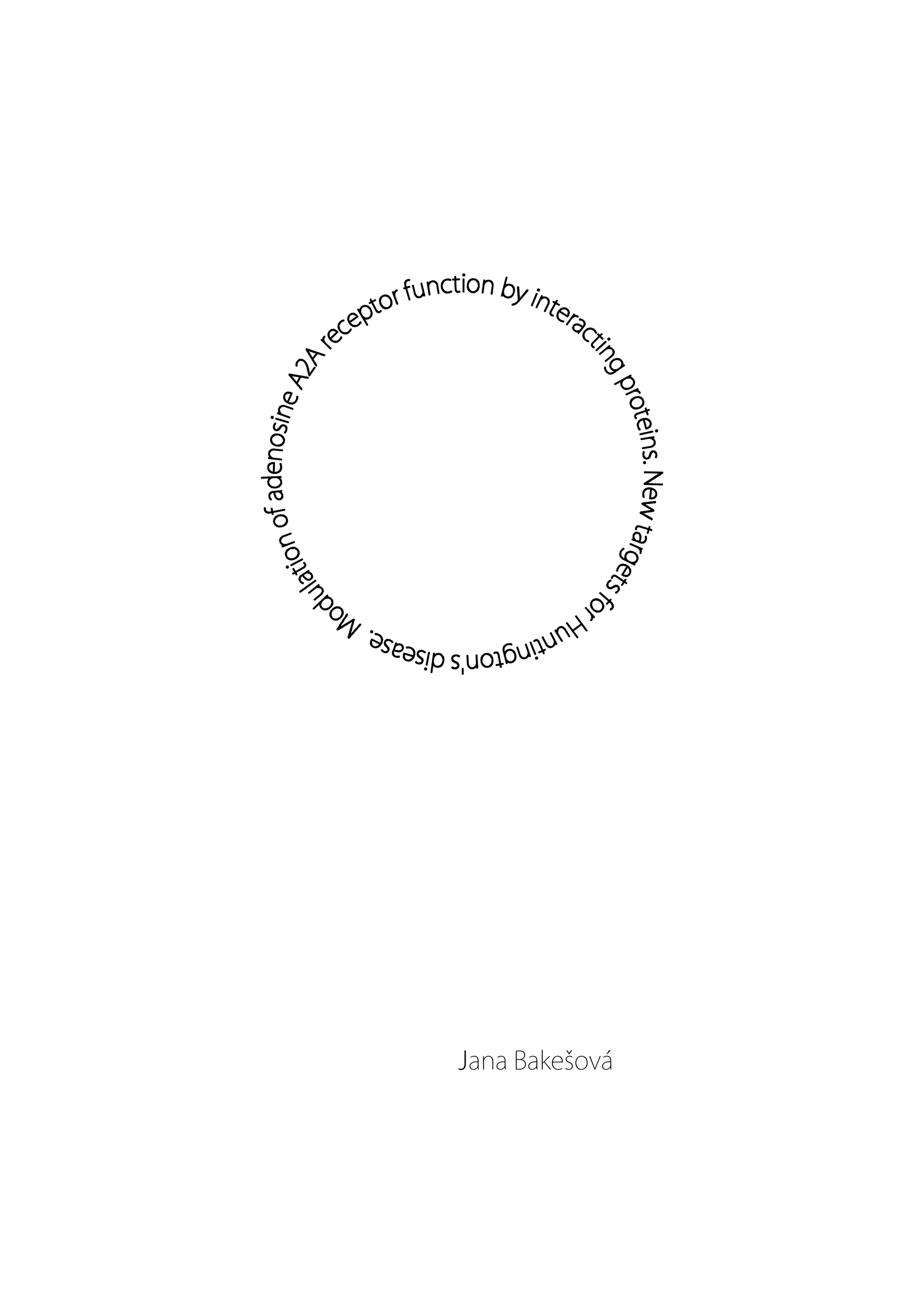 Modulation of adenosine A2A receptor function by interacting proteins ...