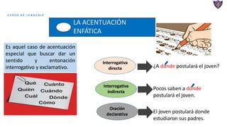 TERCERO-TILDACIÓN DIACRÍTICA Y DE CASOS ESPECIALES-SEMANA11-LENGUAJE.pptx