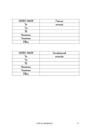 Tercertrimestre1 actividades verbos | PDF