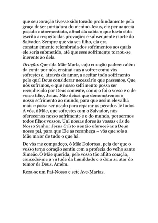 TERÇO DAS SETE DORES DE NOSSA SENHORA | PDF
