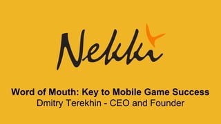 Dmitry Terekhin, Nekki | PPT