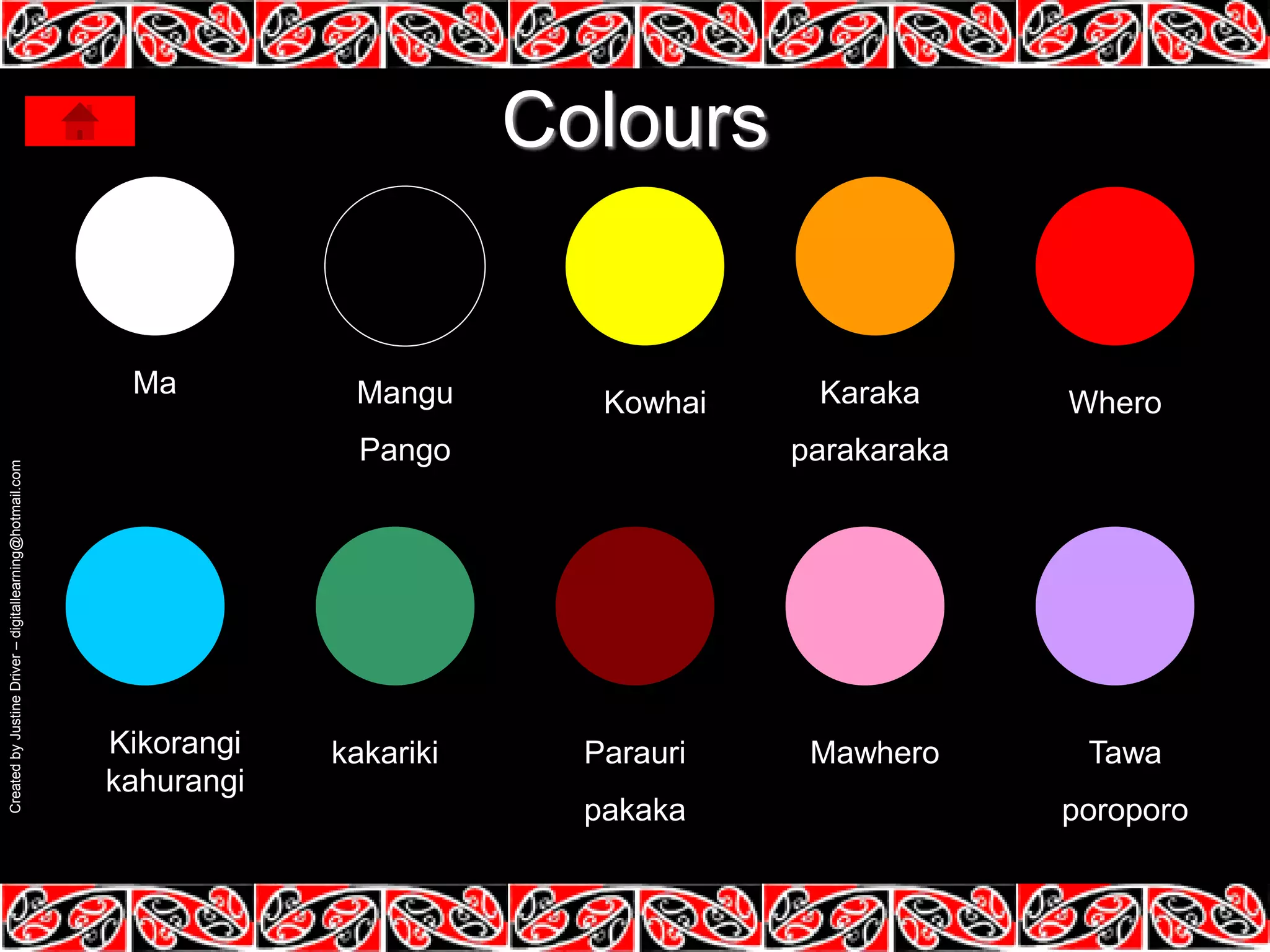 Te Reo Maori Digital Learning Centre by Justine Driver | PPSX