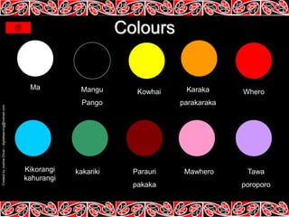 Te Reo Maori Digital Learning Centre by Justine Driver | PPSX