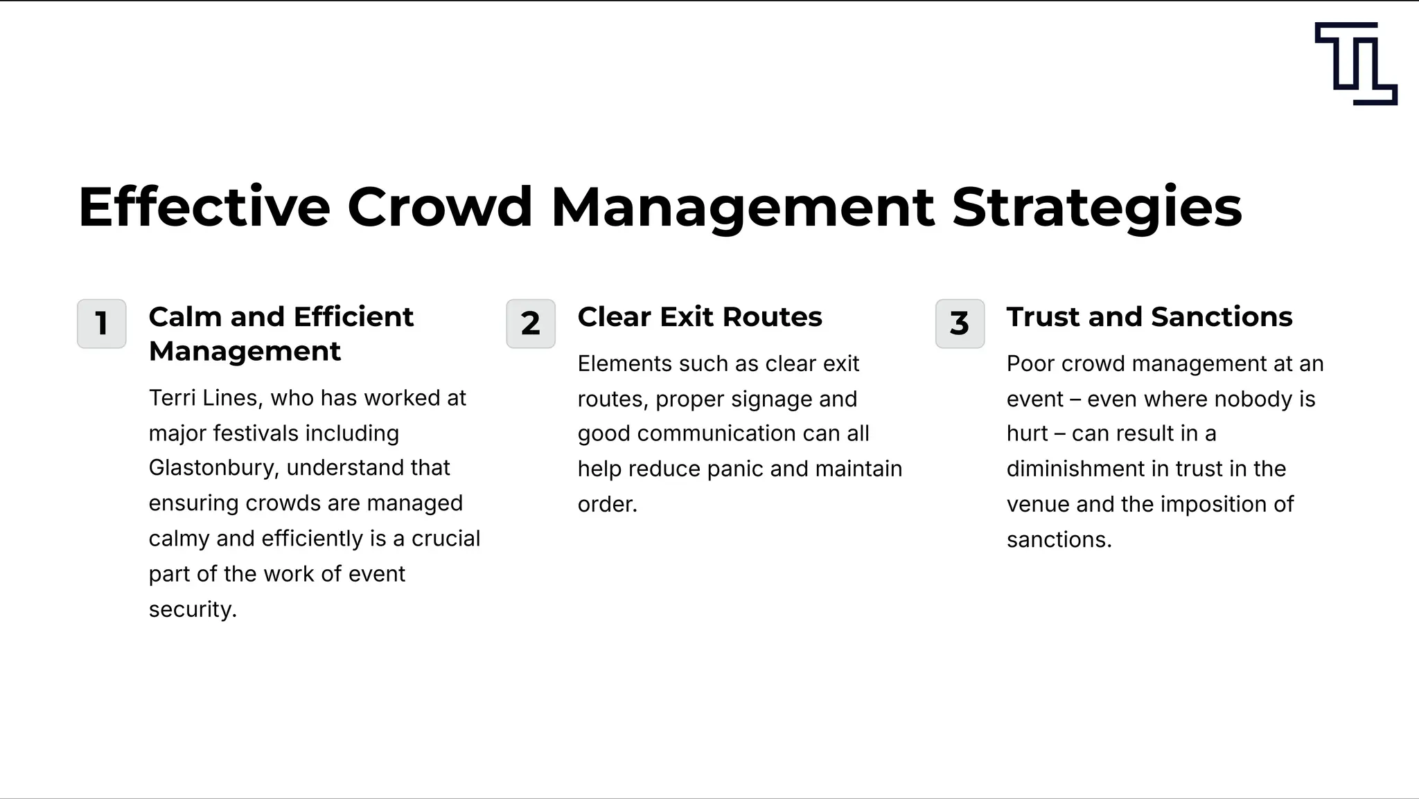 Teresa Line - The Role of Crowd Control in Event Security | PDF