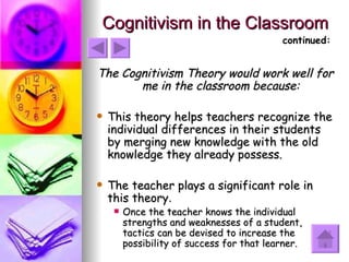 Teresa B. - Cognitivism | PPT