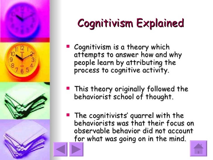 Teresa B. - Cognitivism