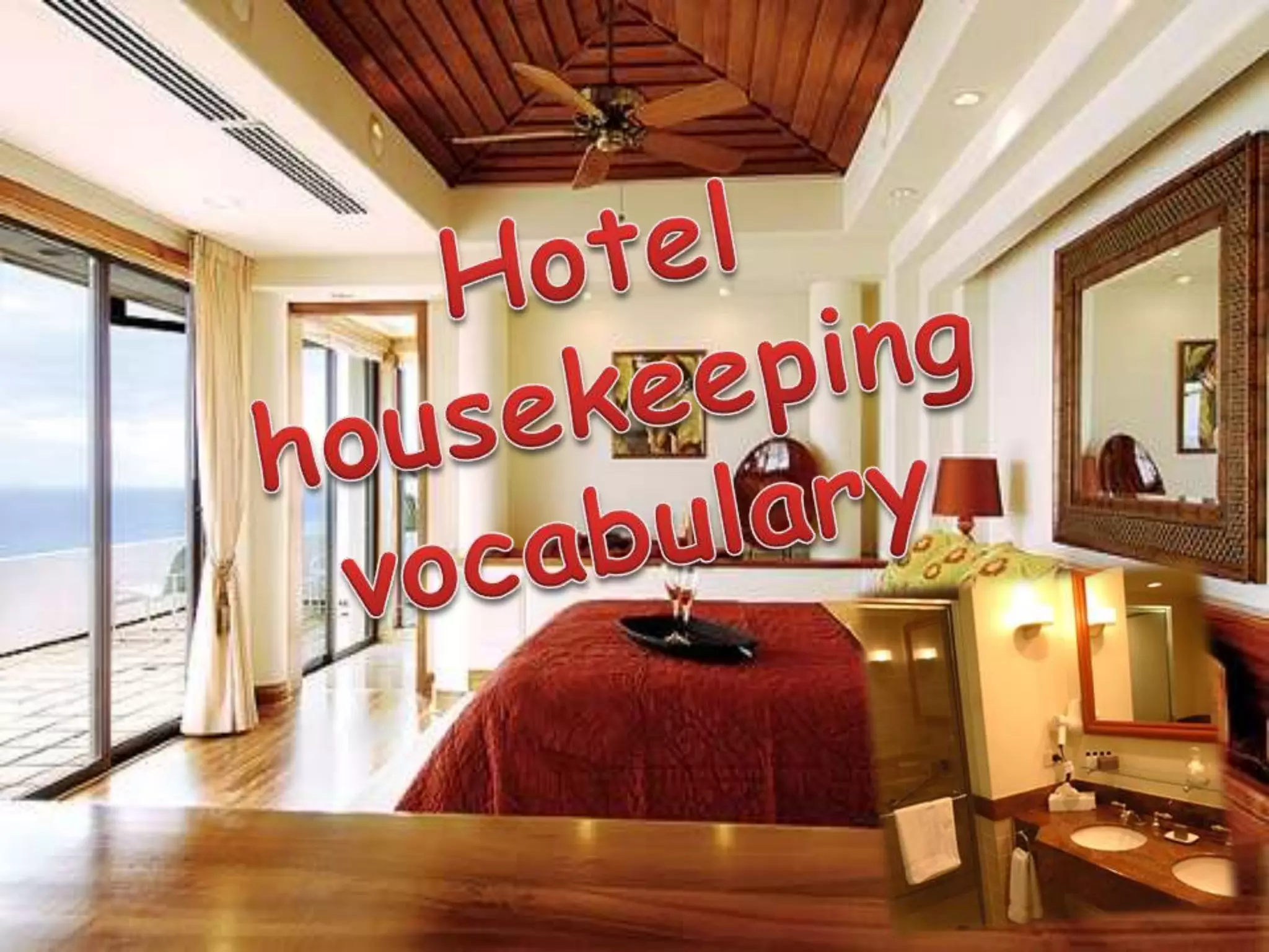 Hotel Housekeeping Vocabulary - Teresa | PPT