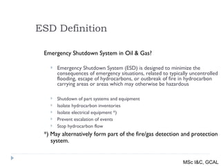 ESD System upgrade | PPT