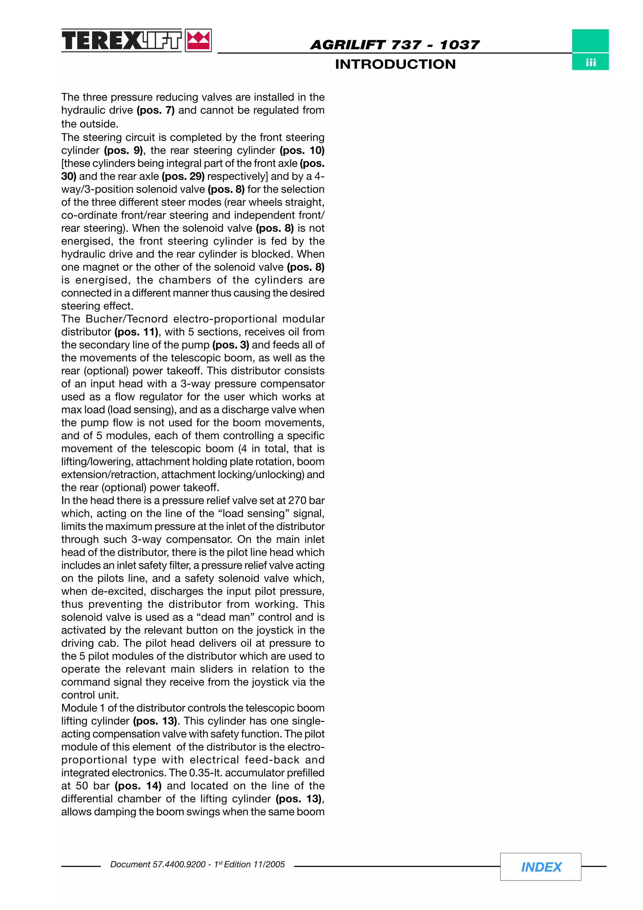 Terex Agrilift 737 - 1037 Telescopic handler Service Repair Manual.pdf