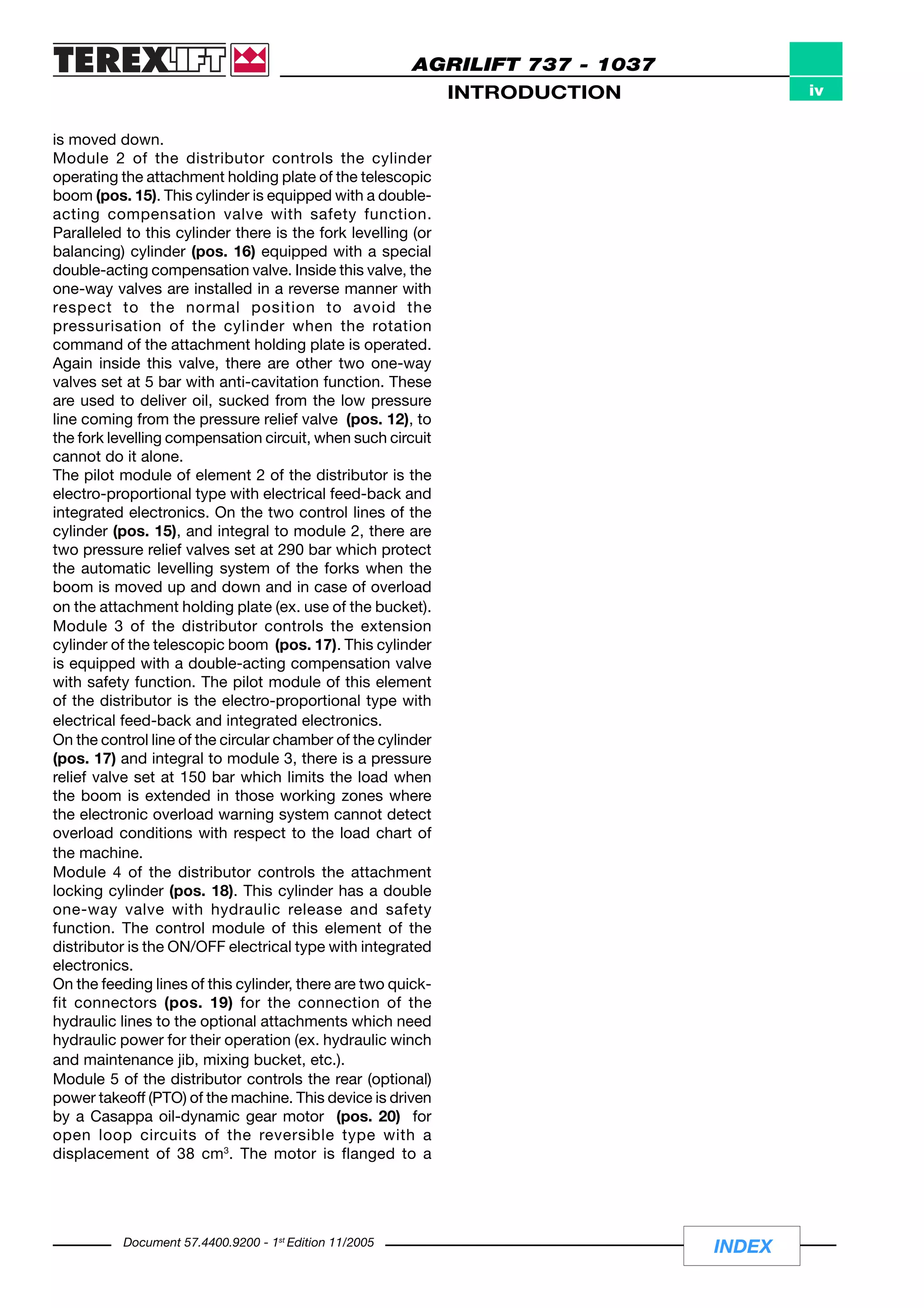 Terex Agrilift 737 - 1037 Telescopic handler Service Repair Manual.pdf