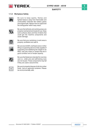 Terex Gyro 4518 Telescopic handler Service Repair Manual.pdf