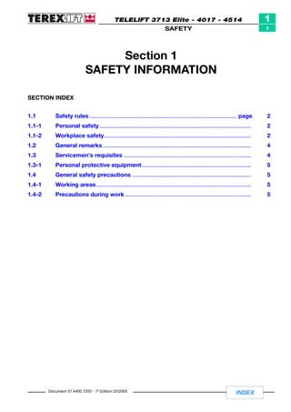 Terex Telelift 4514 Telescopic handler Service Repair Manual 2.pdf