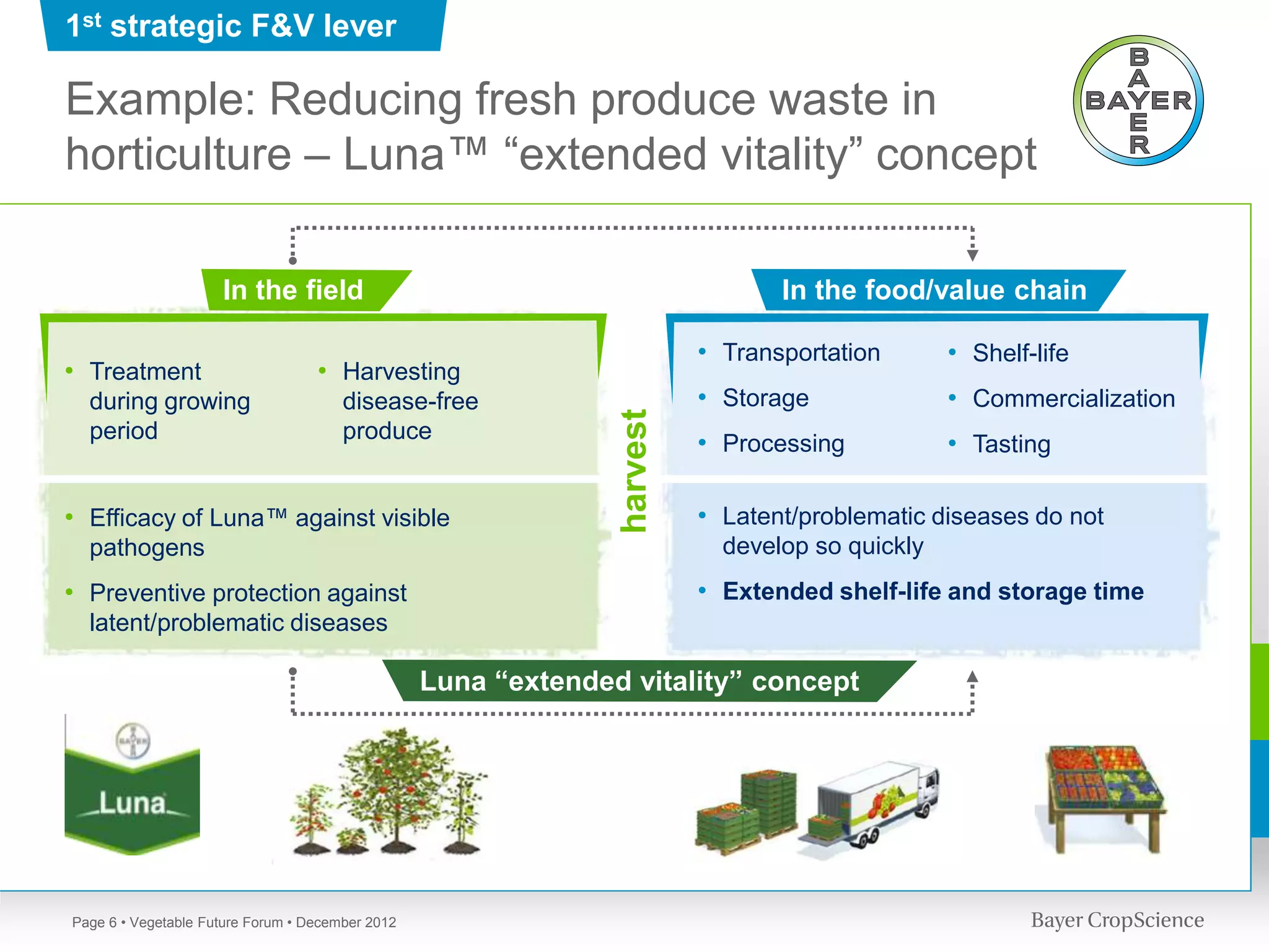 Fruits & Vegetables in Bayer CropScience | PPT