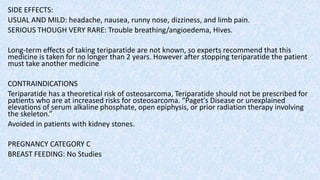 Teriparatide | PPTX