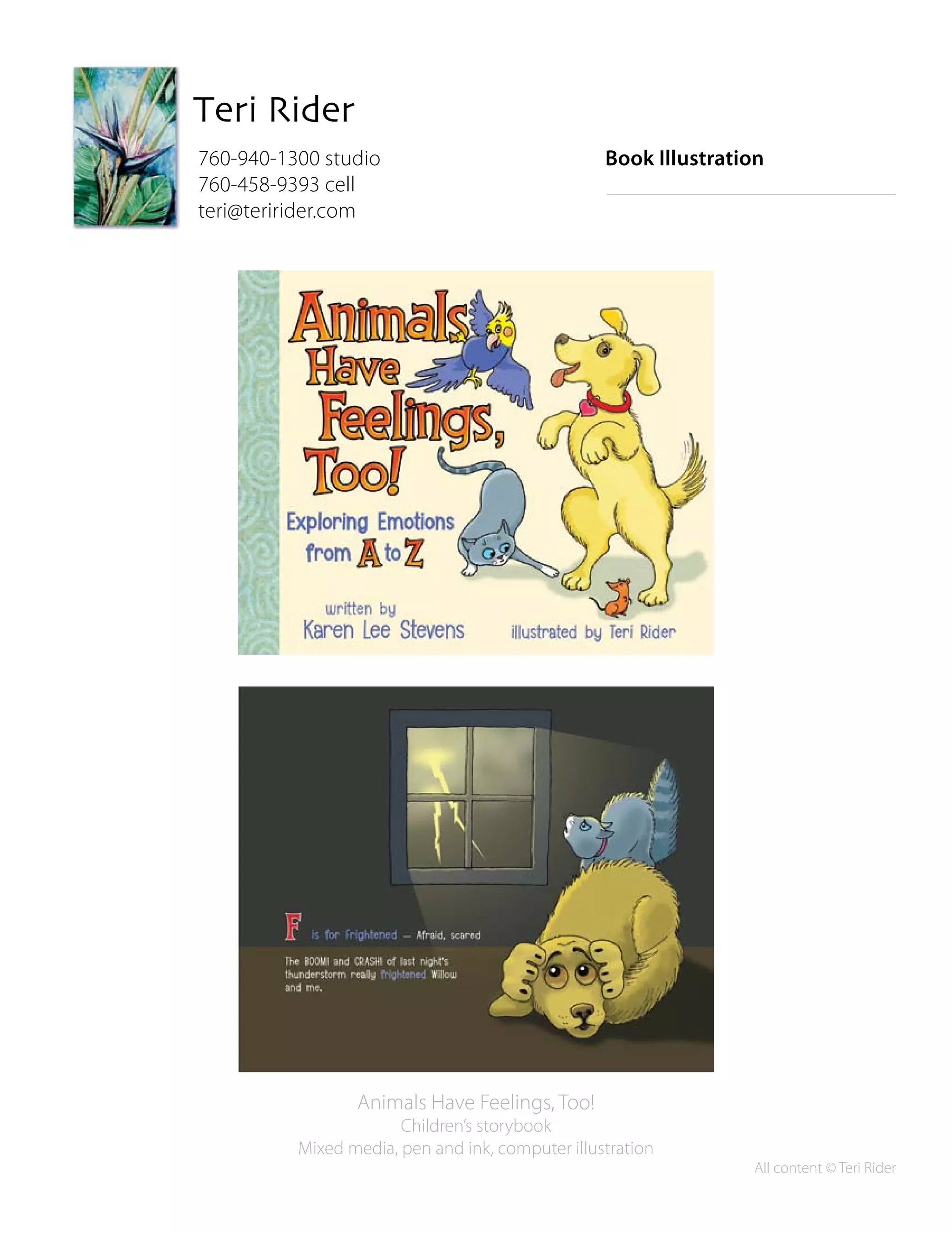 Teri Rider Illustration Samples | PDF