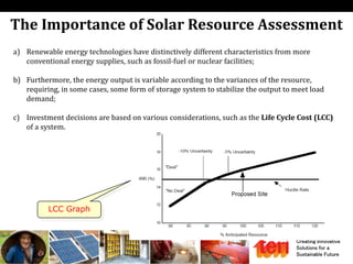 Solar resource assessment | PPTX