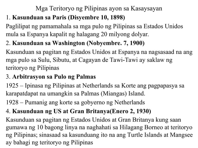 Teritoryo ng Pilipinas ayon sa Kasaysayan.ppt