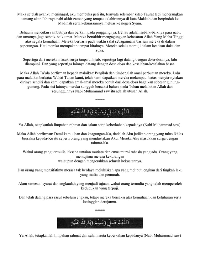 Terjemah kitab-maulid-diba | PDF