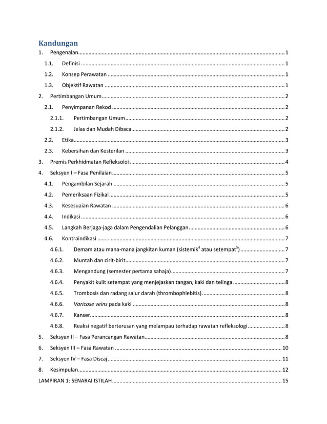 Terjemahan gpg refleksologi | PDF