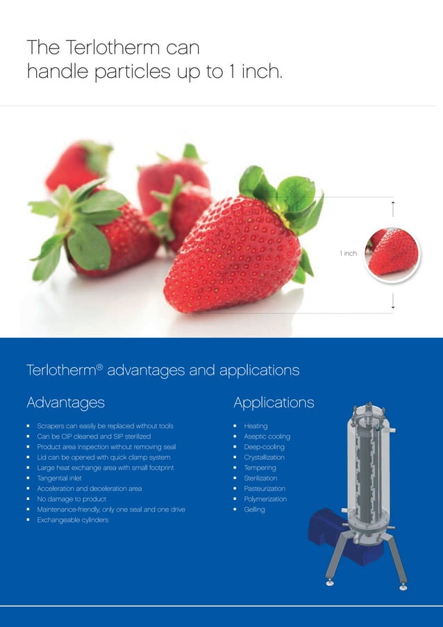 Terlet Terlotherm SSHE Scraped Surface Heat Exchanger | PDF