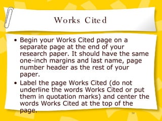 Term Paper Notes | PPT