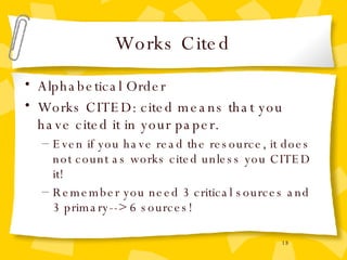 Term Paper Notes | PPT