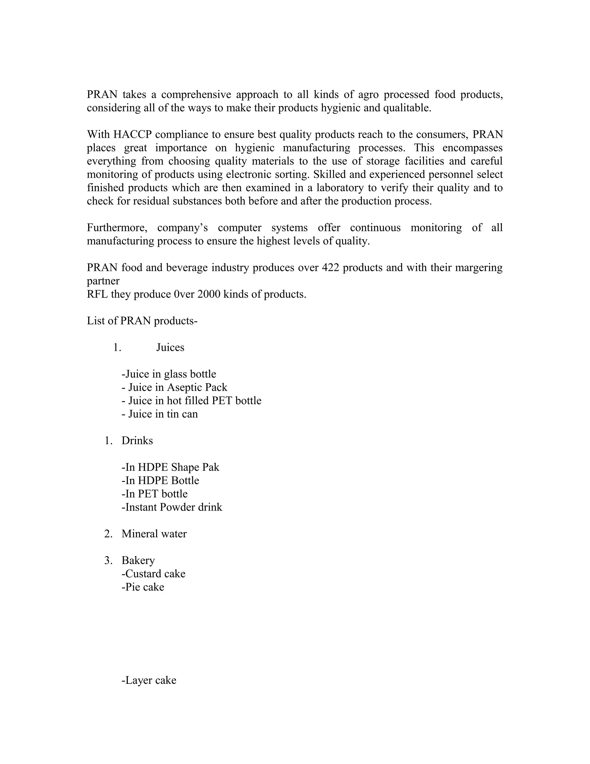 Term paper-on-pran-rfl-group | DOC