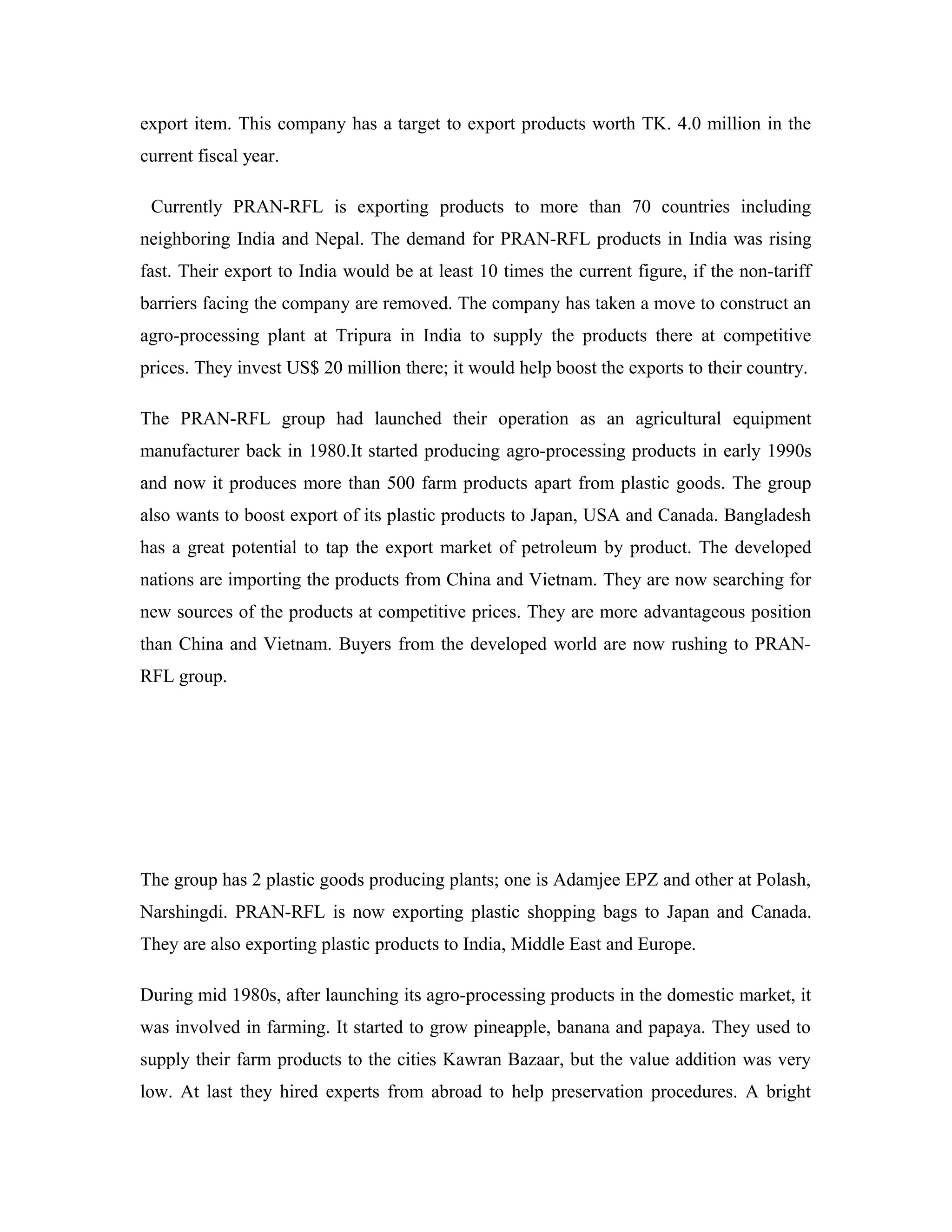 Term paper-on-pran-rfl-group | DOC