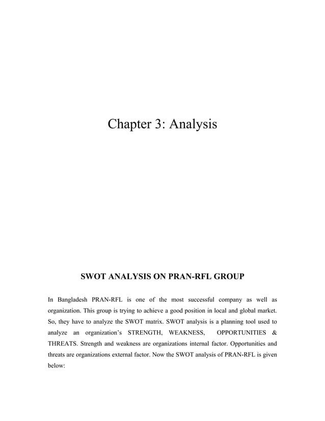 Term paper-on-pran-rfl-group | DOC | Agriculture | Industries