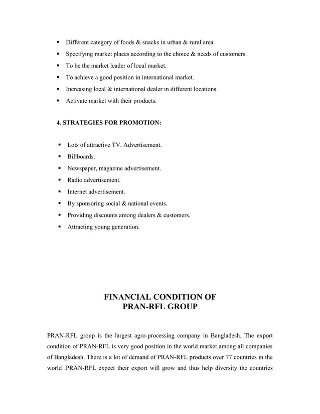 Term paper-on-pran-rfl-group | DOC | Agriculture | Industries