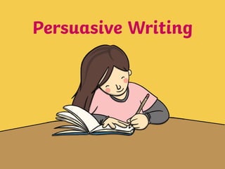 Term (1) - Writing Objective #3 - Persuasive Writing - Year (5).ppt