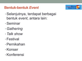 TERM 15 Proyeksi Event.ppt