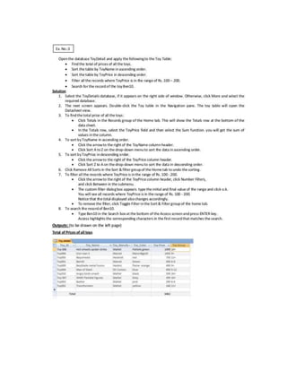 Term 1 computer practicals class VIII | DOCX