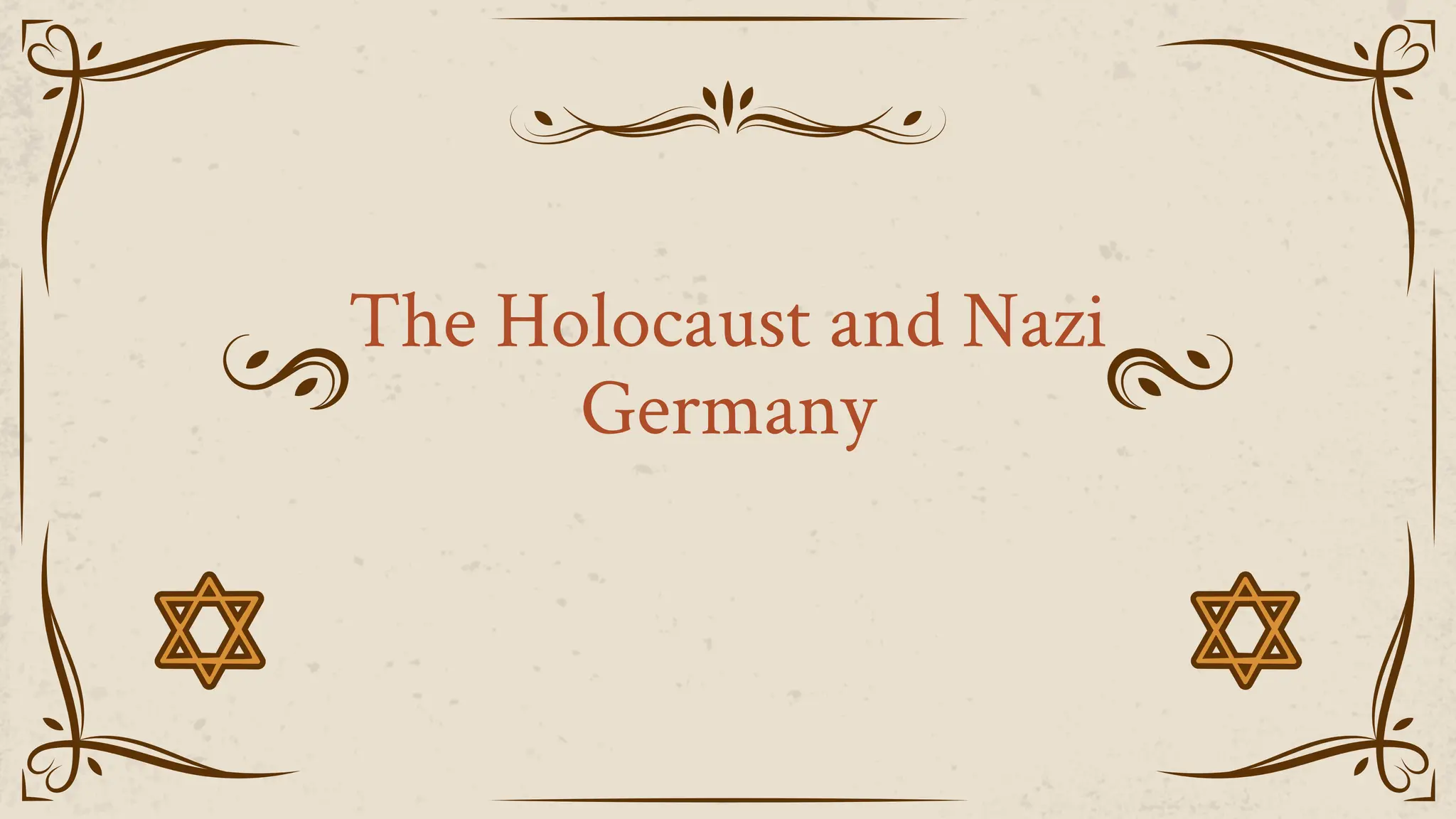 Term 1 Week 4 The Holocaust - Year 10 Modern History | PPTX