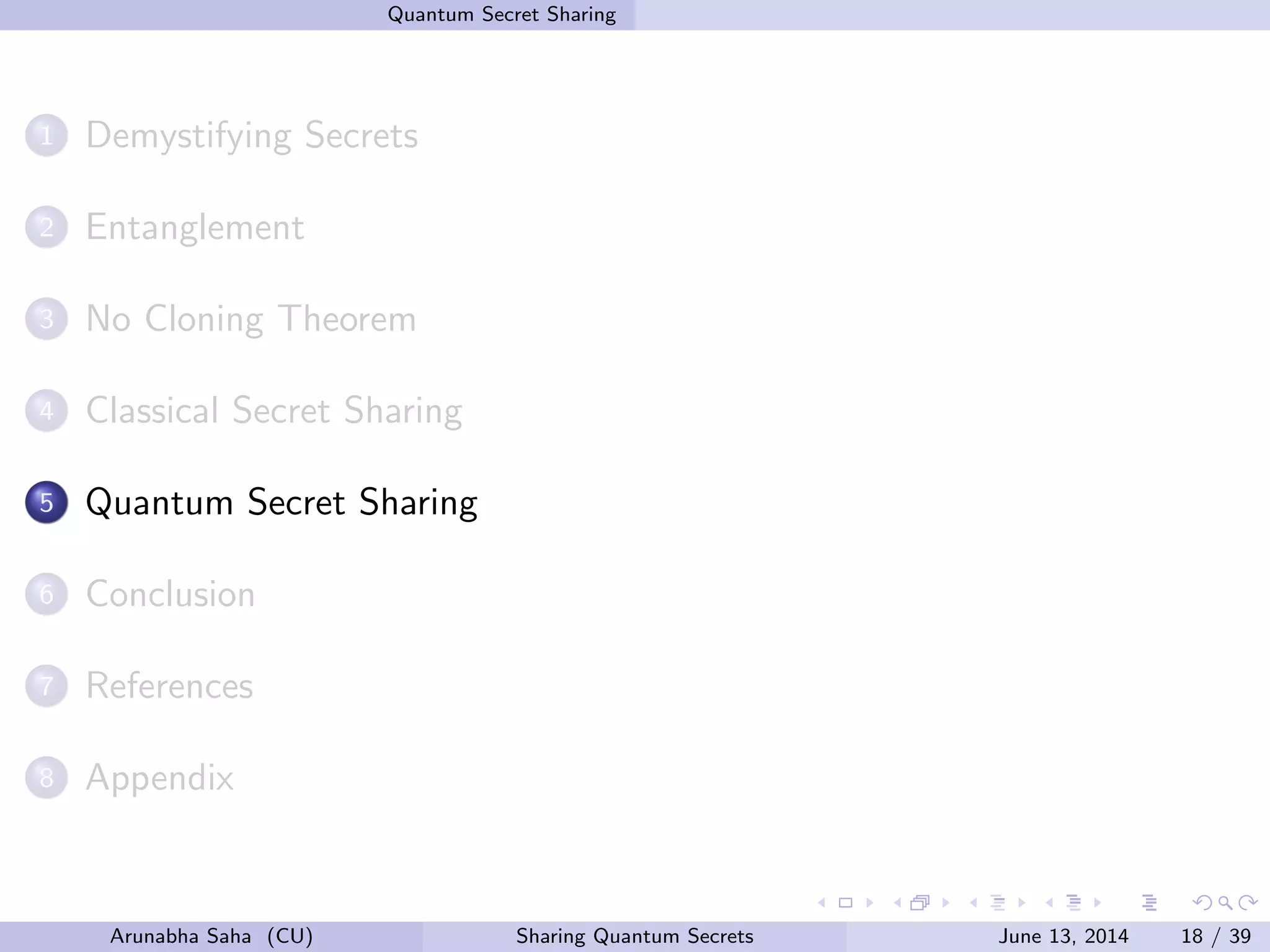 Introduction to Quantum Secret Sharing | PDF