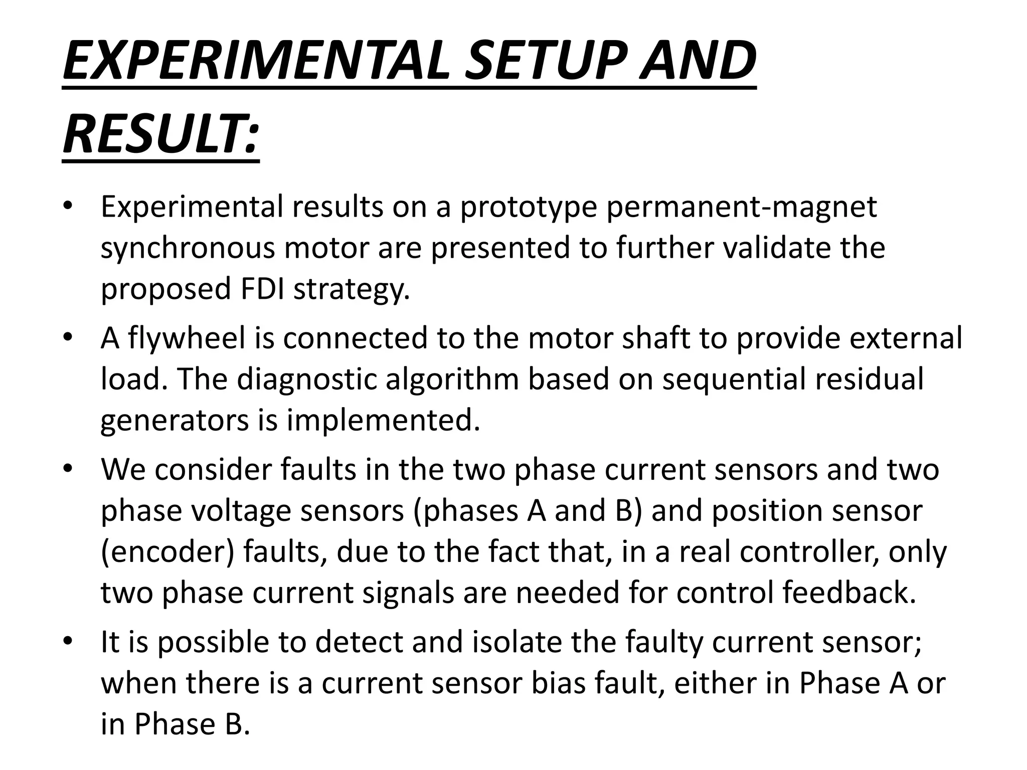 Fault Diagnosis for Electric Drive system of EV Based on Structural ...