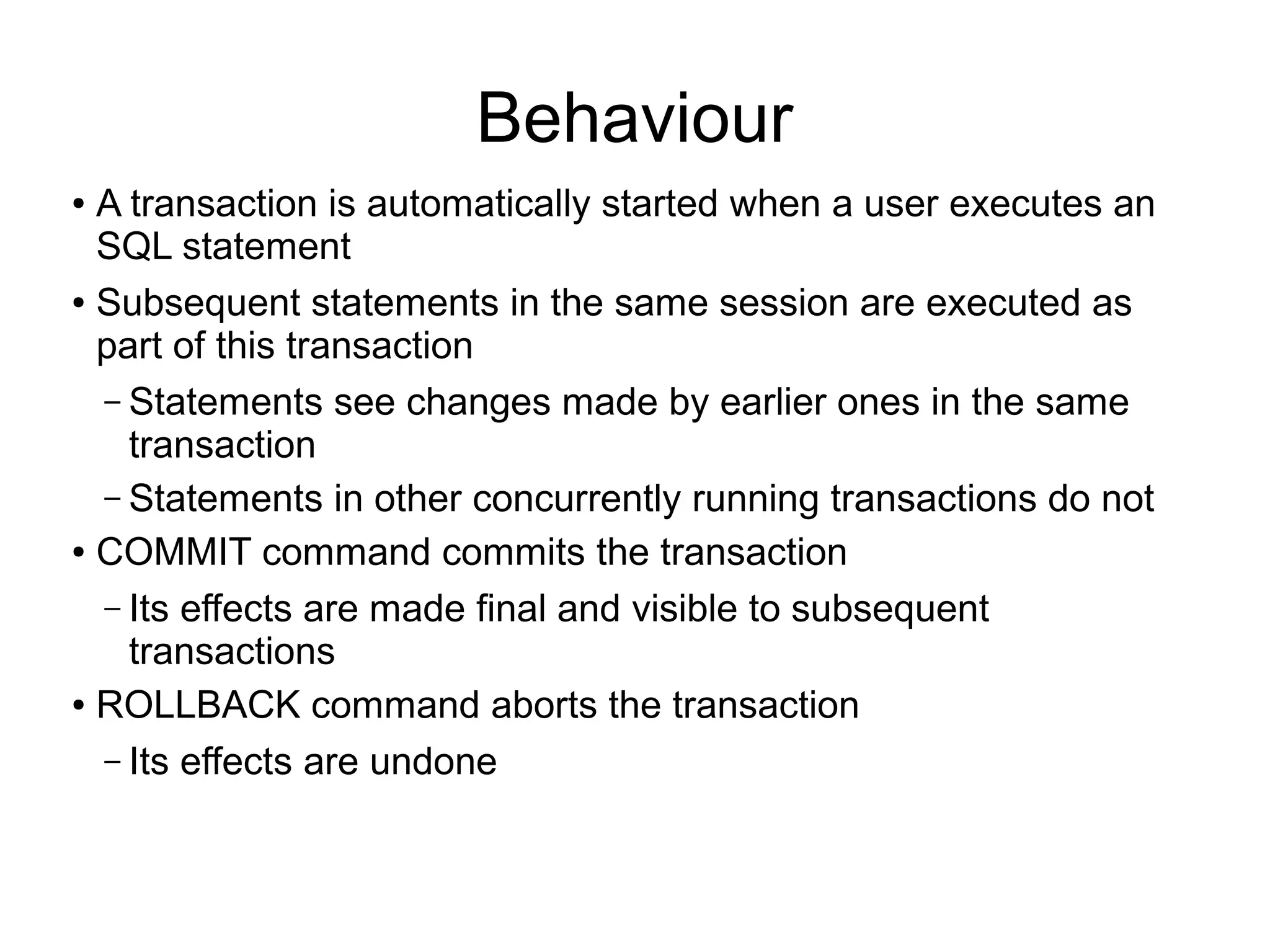 Lecture 5. MS SQL. Transactions | ODP
