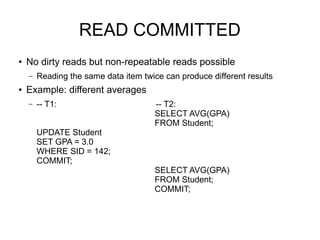 Lecture 5. MS SQL. Transactions | ODP