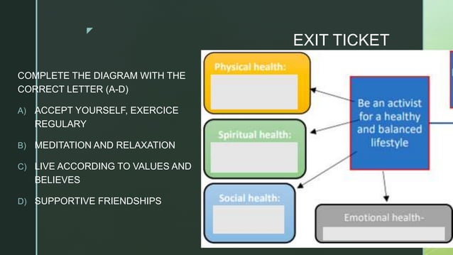 Term 3 Week 1 Healthy and balanced lifestyle choices.pptx | Wellness ...